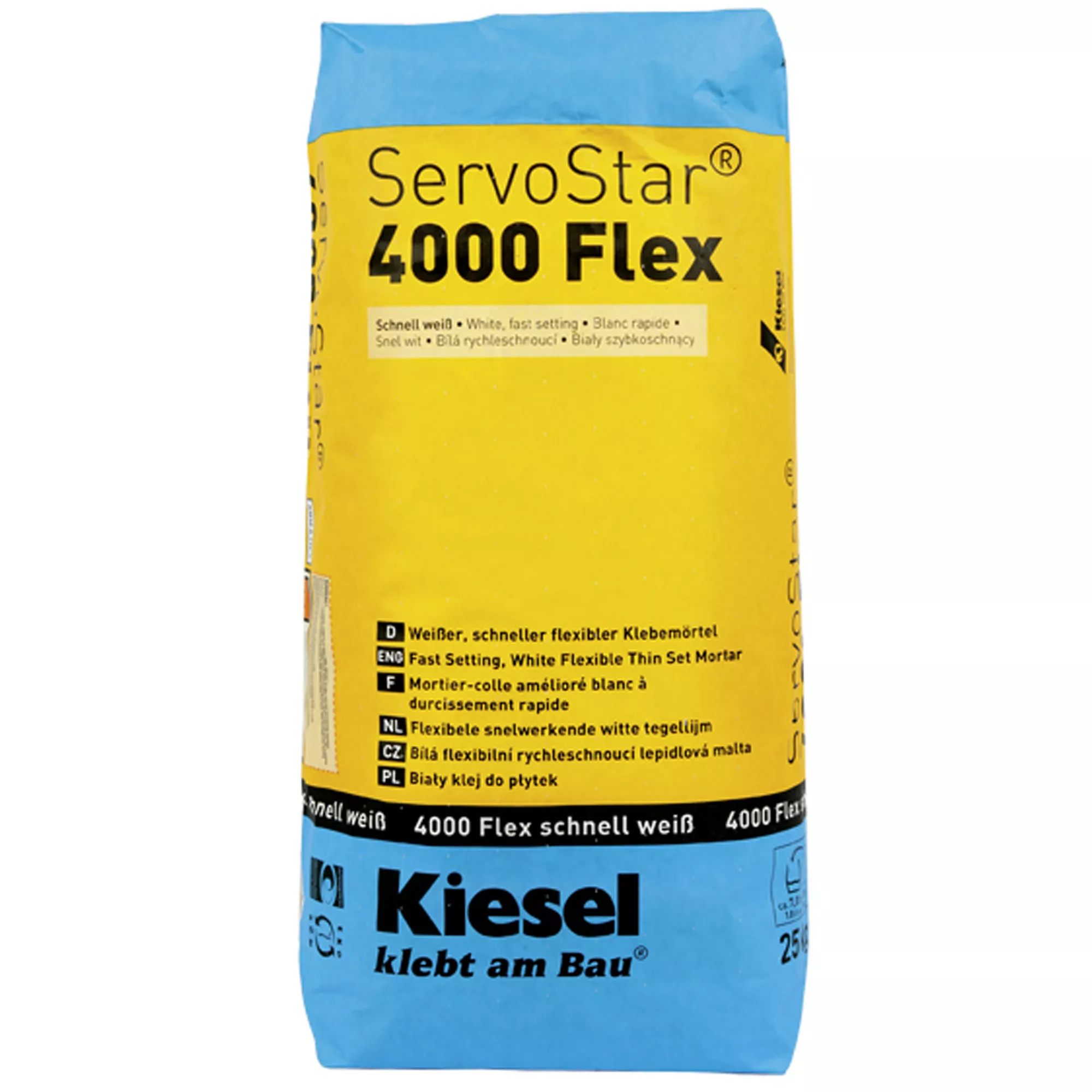 Kiesel Tile Adhesive Servostar 4000 Rapid - White, Fast, Flexible ...